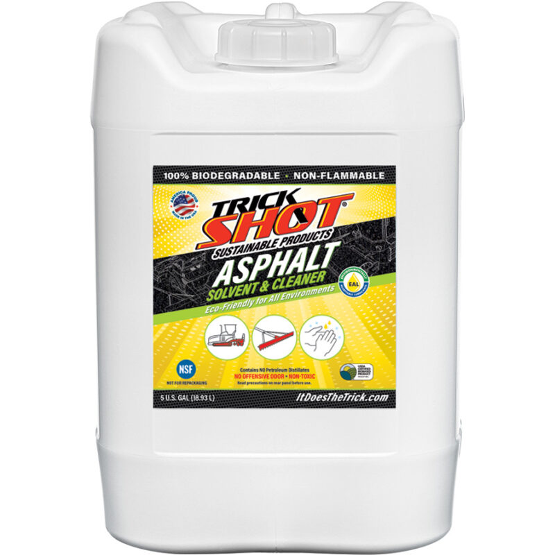ASPHALT Solvent & Cleaner 5 Gallon Container - Trick Shot Sustainable ...